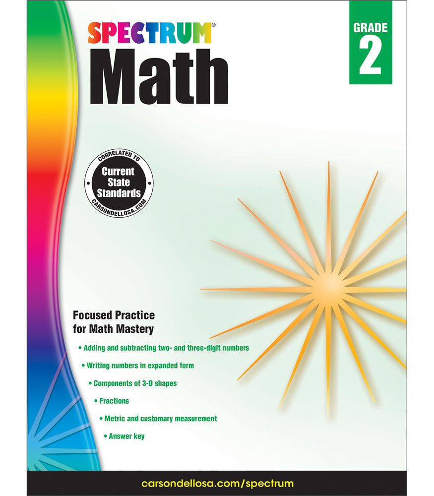 Spectrum Math Grade 3 - SummerWorkbooks.com